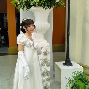 Digital PDF Pattern for Regency Dress Drawstring Neckline and Waist ...