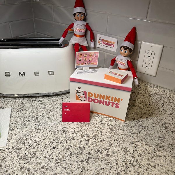 Mcelves Fast Food Display, Elf Props, Costume for Elf Dolls, Elf ...