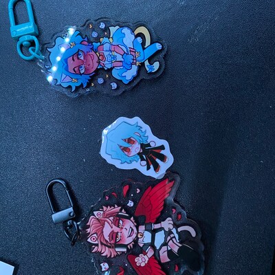 MHA Neko Charms & Stickers - Etsy