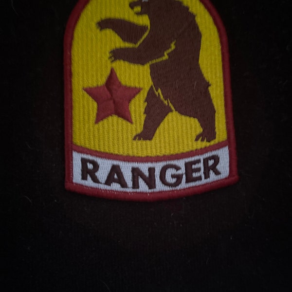 Fallout New Vegas Inspired Ranger Bear NCR Cosplay Gamer Patch Hook and ...