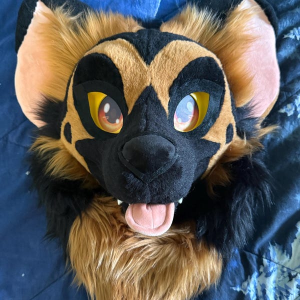 Premade Steampunk Wolf Fursuit Mini Partial - Etsy