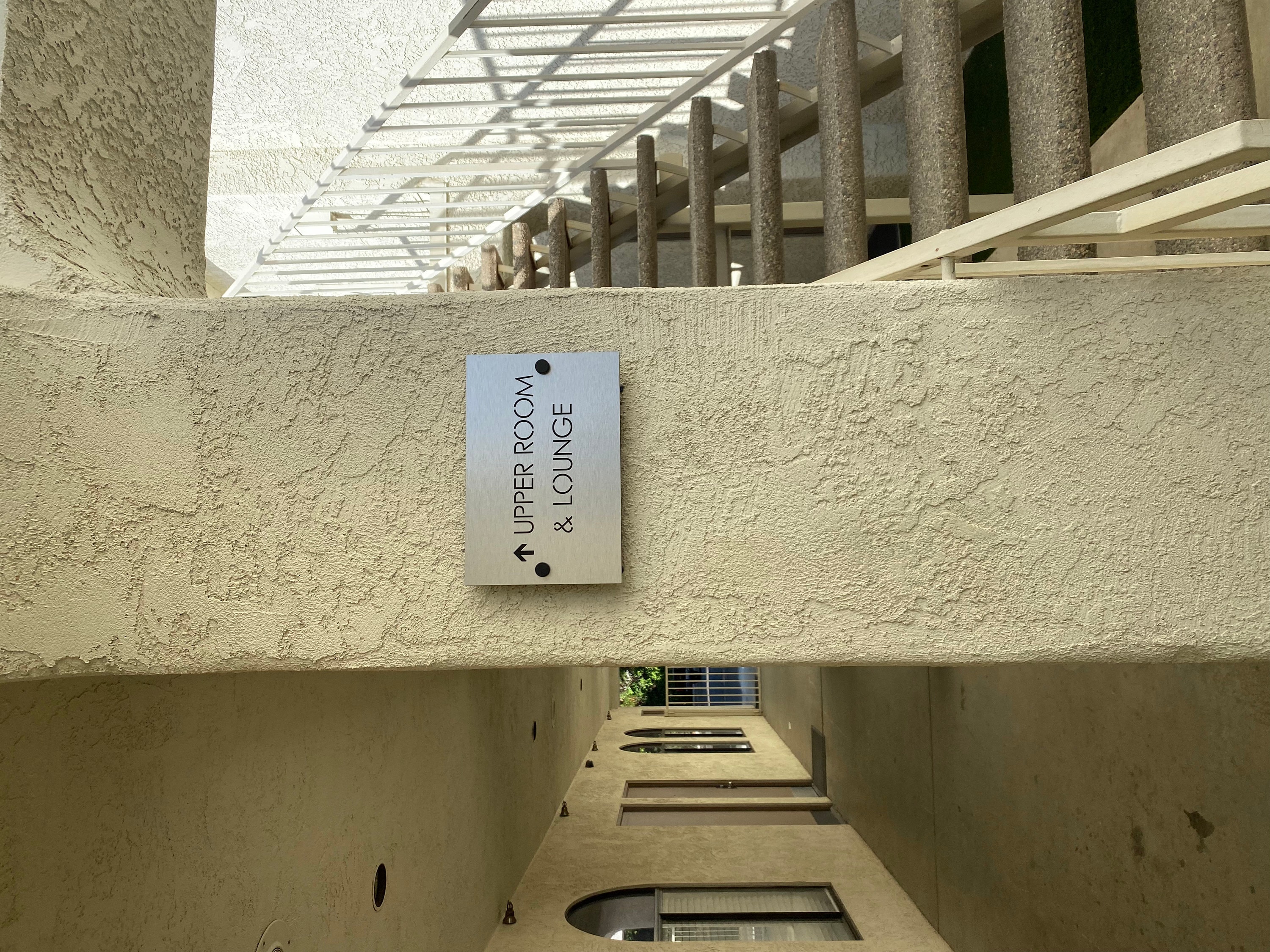 Custom directional sign. Hotel room directional signs. Wayfinding signs ...