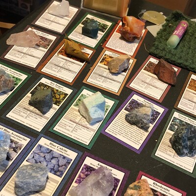 50 Different Rough Stones With Identification Cards the Best Starter ...