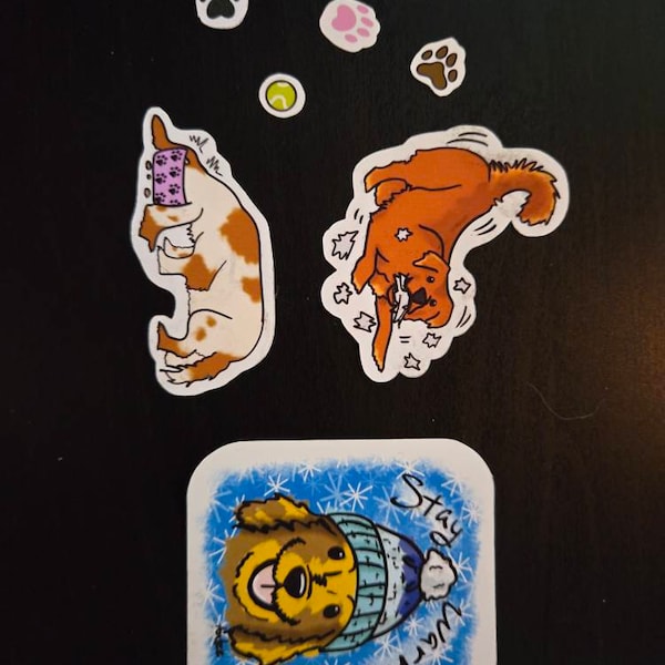 Kitty Cat Sticker Sheet by Anteestudios Small Planner Sticker Sheet for ...