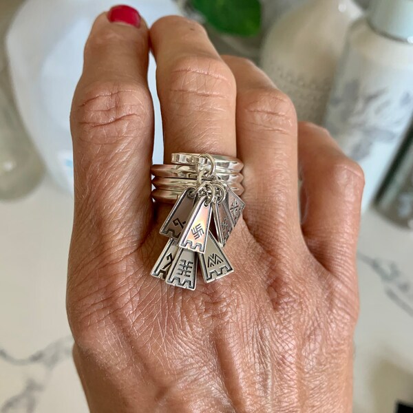 7 Day Ring || Latvia Seven Day Ring || Engagement Ring || Traditional ...