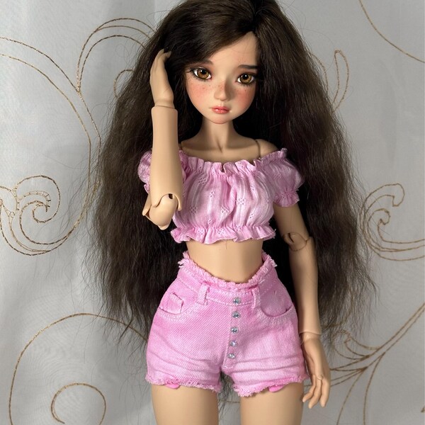 Minifee Washing Denim Shorts and Belt ,msd 1/4 - Etsy UK