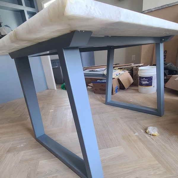 Set of Metal Bases, High-quality Steel Table Legs for Modern Furniture ...