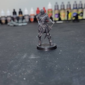 Trish Female Gunslinger Pinup 32mm or 28mm Fantasy Miniature Dnd ...