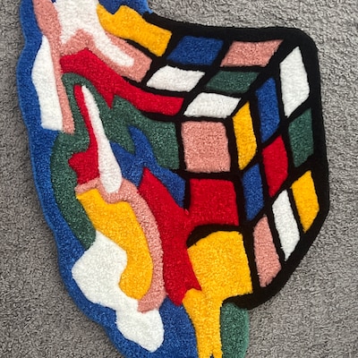 Custom Handmade Tufted Rug Customized Business Logo - Etsy