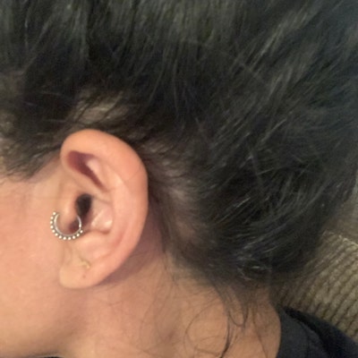 Clip on Fake Cheater Earrings Ear Hoops Gold Black Rose - Etsy