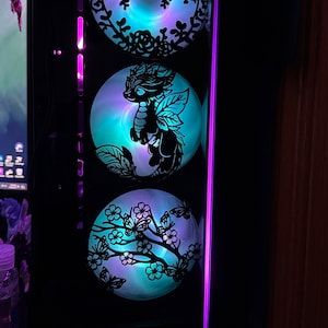 Snowflake Gaming Computer Fan Shroud/ Grill /cover Custom 3D Printed ...