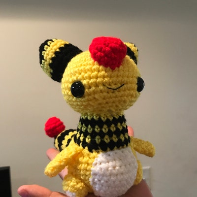 Crochet Ampharos Inspired Chibi Pokemon - Etsy
