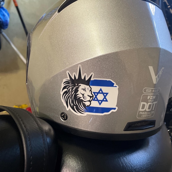 Lion of Judah Sticker | Judea Israel Decal Sticker L Protective Jewish ...