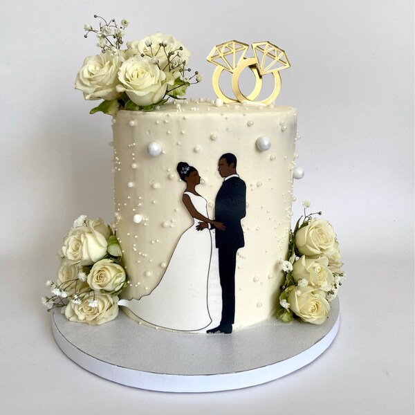 Wedding SVG, Bride and Groom Svg, African American Wedding SVG Files ...