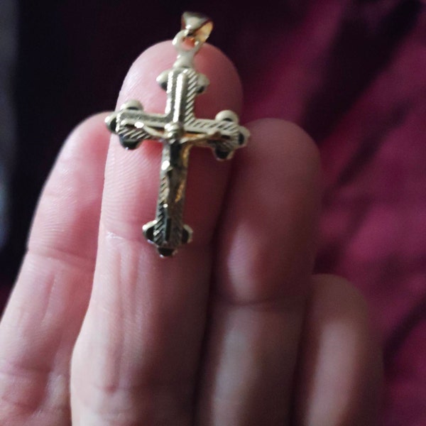 Dainty Cross Necklace, Small Cross Pendant, Tiny Cross Necklace ...
