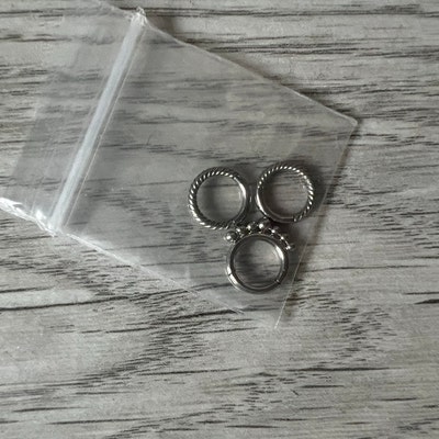 Trinity Swirl Internally Threaded Labret Tragus Monroe Stud 1.2mm 6mm ...