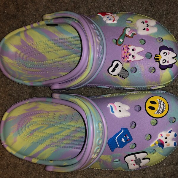 Dental Themed Shoe Charms. Teeth Charms. Tooth Charms. Dental Hygienist ...