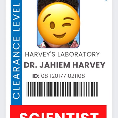 Doctor Nurse ID Card Badge, Fake Id Prop , Medical Party, Editable ...