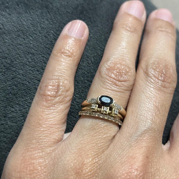 Sapphire Eternity Band . Princess Cut Eternity Ring 18k 14k . Wedding ...
