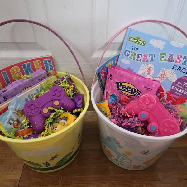 Personalized Game Controller Easter Egg Containers, Easter Basket ...