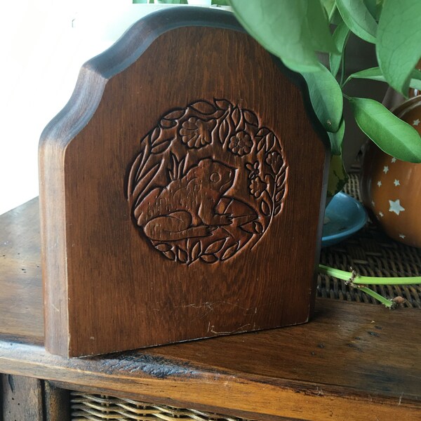 Jamaican Artist Peter Nish - Signed - Hand Carved Solid Wood Eagle ...