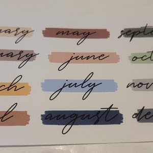 Custom Label Planner Stickers Custom Sticker Sheet 24 Stickers I Will ...