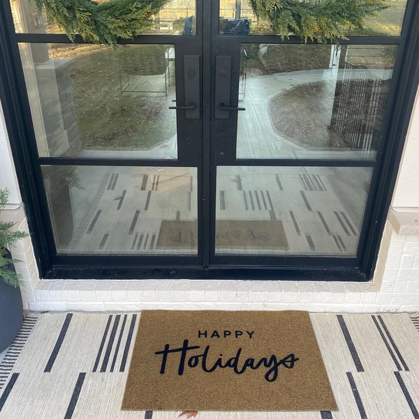 Doorbell Broken Welcome Mat Hand Painted, Custom Doormat Cute Doormat ...