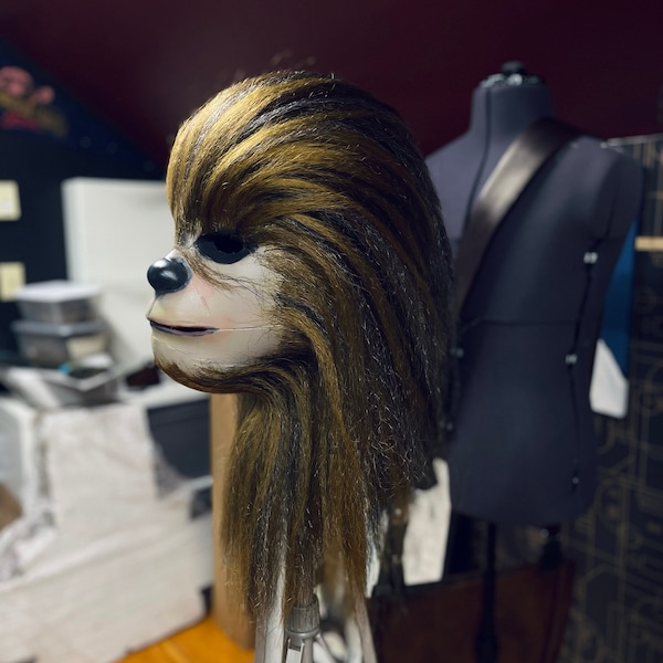 Chewbacca Mask Foam Templates and Hairing - Etsy