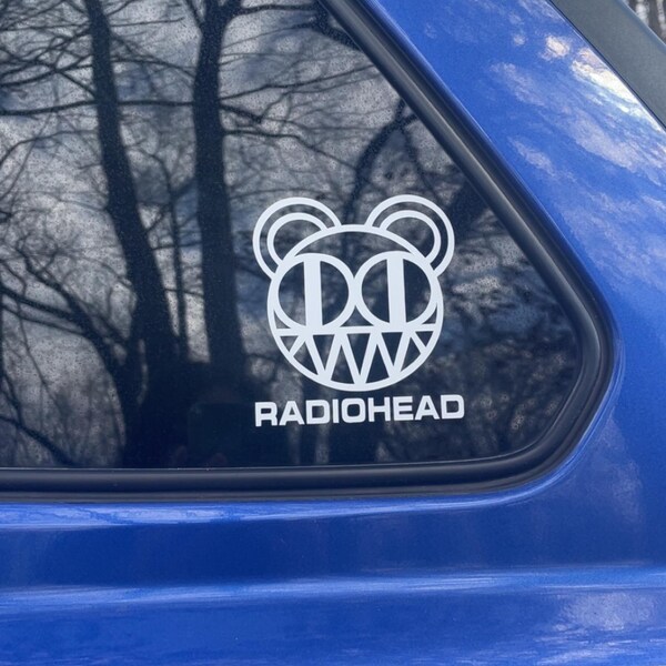 Radiohead Vinyl Decal - Etsy