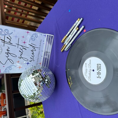 Wedding Record Table Numbers Custom Photo Vinyl Record - Etsy