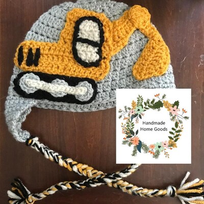 Construction Worksite Applique Pack Crochet Pattern Only Dump Truck ...