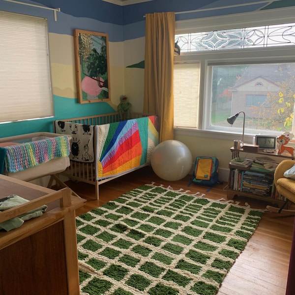 Custom Moroccan Rug - Sheep Wool Rug - Handwoven Rug - Living Room Rug ...