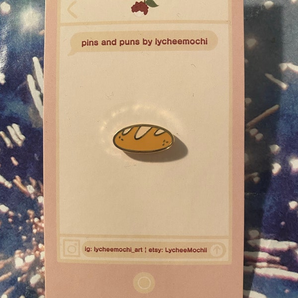 Tiny Eats Pretzel Pin, Cinnamon Bun Pin, Baguette Pin, Board Filler Pin ...
