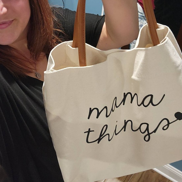 Gigi Things Tote Bag -personalized Grandma Gift- Mothers Day Gift for ...