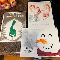 20 Design BUNDLE Christmas Craft Handprint Footprint Finger Art ...