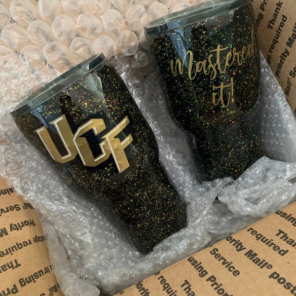 UCF University of Central Florida College Custom Stainless Steel Cup ...