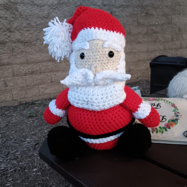Santa Crochet Pattern - Cuddle Size - Santa Claus Amigurumi Pattern ...
