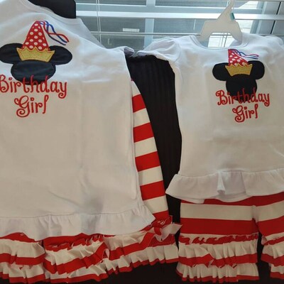 Princess Miss Mouse Monogram Applique T-shirt Ruffle Sparkly - Etsy