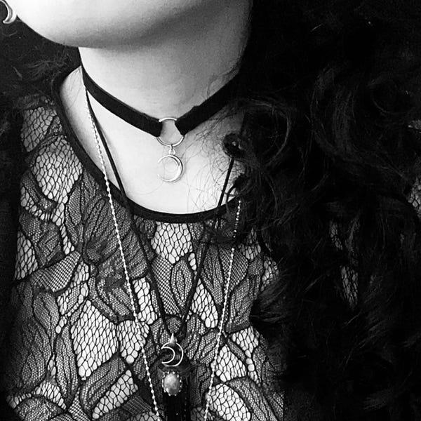 Elastic Full Body Pentagram Harness Set With Chain / Chest Cage Bra ...