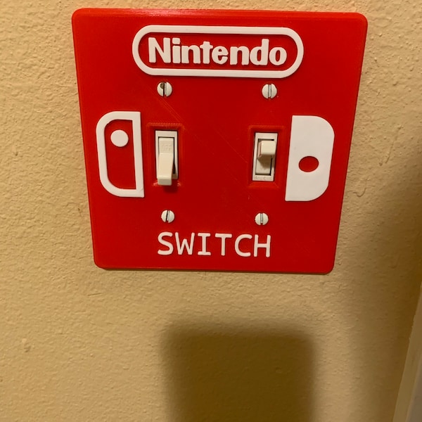 Nintendo Switch Light Switch Plate (rocker Switch) - Etsy
