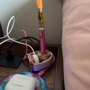 Vape Pen Stand Vape Pen Holder Handmade Rainbow Clouds and Glitter ...