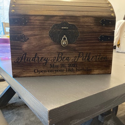 Baby Time Capsule 1st Birthday First Birthday Baby Keepsake Box Small ...