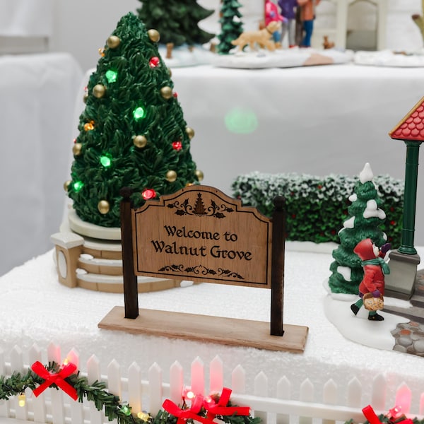 Miniature Welcome Sign for Porch/patio , 1:12 Dollhouse Sign, Dollhouse ...