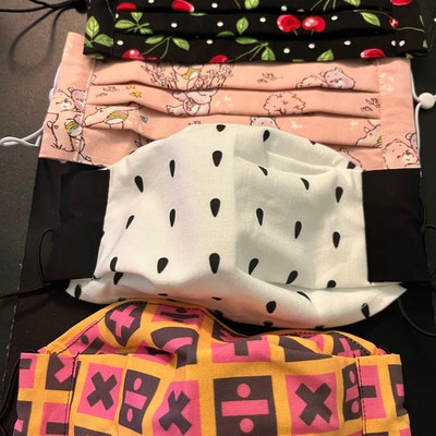 Cosplay Anime Cotton Face Mask, Face Covering, Reusable Mask, Washable ...