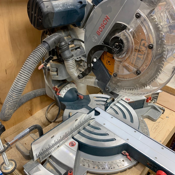 12" Bosch Glide GCM12SD Miter Saw Dust Collection, Complete Chute - Etsy