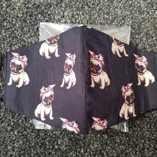 Adorable Jack Russell Dog Face Mask. 100% Cotton - Etsy UK