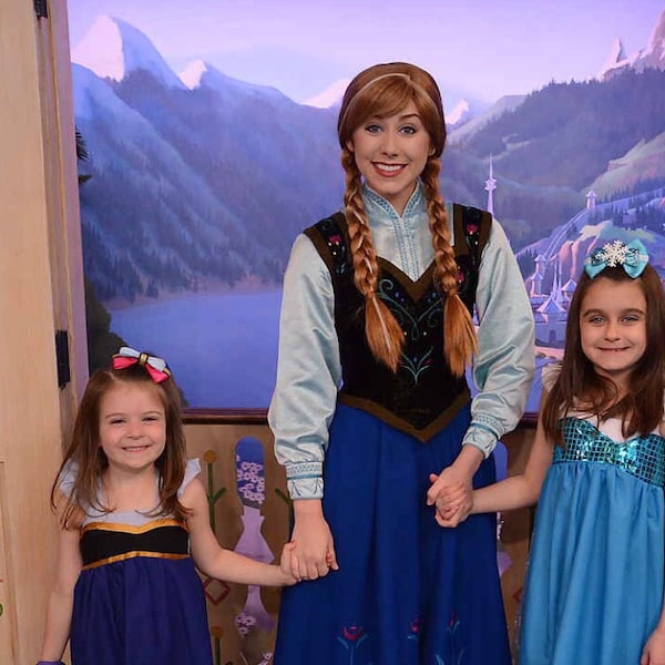 Anna Hair Bow Frozen Inspired - Etsy