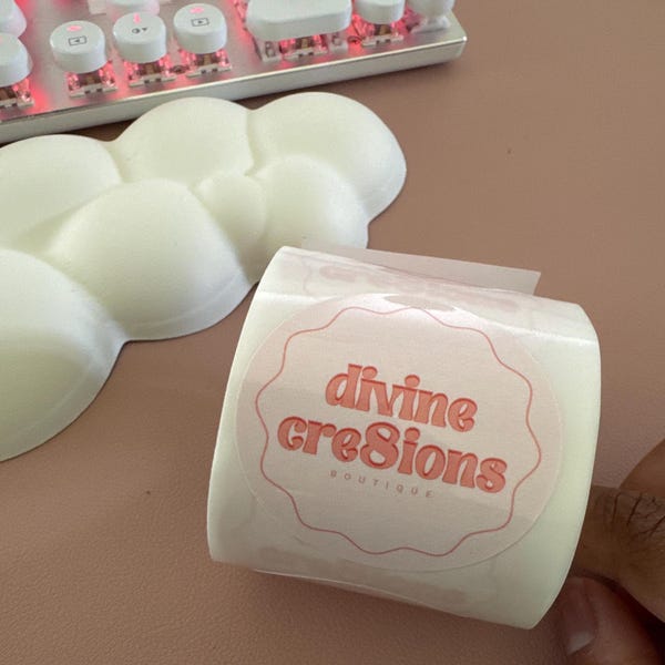 CUSTOM Stickers Roll, Custom Logo Stickers, Custom Label Roll ...