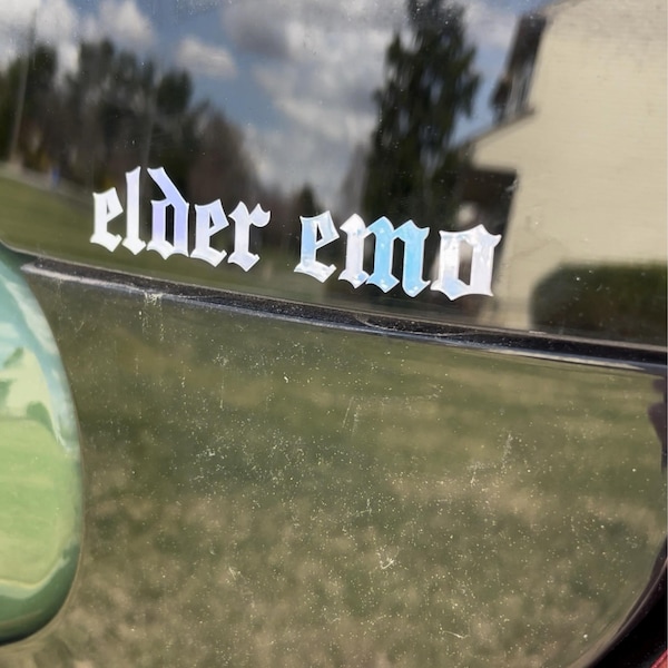Elder Emo Vinyl Decal | Car Window Rearview Mirror Bumper Laptop ...