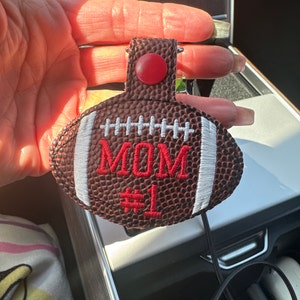 Football Keychain, Football Team, Football Team Bag Tag, Football Bag ...